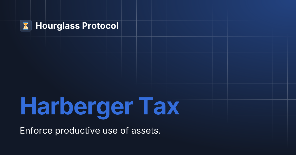 Harberger Tax | Hourglass Protocol